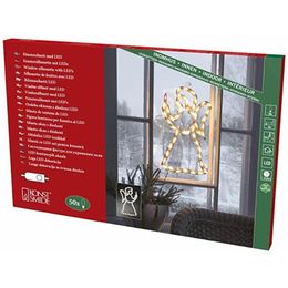 2173-010, led Fenstersilhouette, Engel, 50 warmweiß - Konstsmide