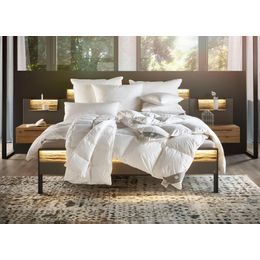 Daunenbettdecke Musterring "Dreamz" Bettdecken Gr. B/L: 200 cm x 220 cm, normal, weiß Allergiker Bettdecke