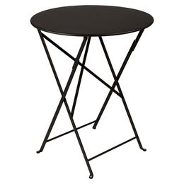 Fermob - Bistro Klapptisch Ø 60 cm, lakritze