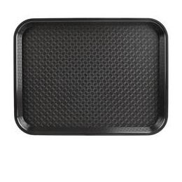 Gastro Kristallon Fast-Food-Tablett schwarz 345 x 265 mm | Mindestbestellmenge 12 Stück