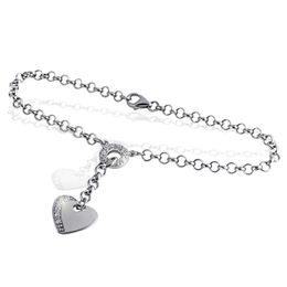 Goldmaid Armband silberfarben Verspieltes Silberarmband Armkette