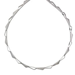 Vivance Collierkettchen »925-/ Sterling Silber rhodiniert« weiß 45cm Edles Collier aus 925/- Sterling Silber rhodiniert