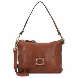 Campomaggi Schultertasche Leder 24 cm cognac