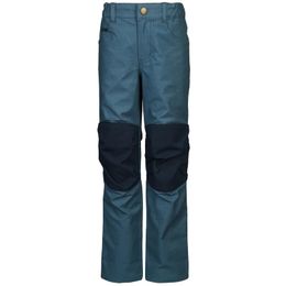 Finkid - Outdoorhose KUUSI CANVAS in real teal, Gr.104/110