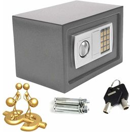 Dayplus - Neu Elektronisch Safe Tresor mit Zahlencode+ Notschl ssel Geld m bel Tresor Save