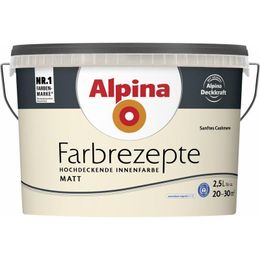 Alpina - Farbrezepte Cremiges Hellbraun 2,5 l Sanftes Cashmere Innenfarbe matt