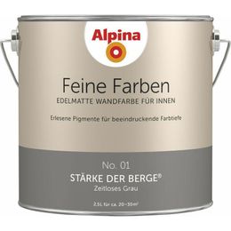 Alpina - Feine Farbe No 01 2,5 l Zeitloses Grau Stärke der Berge