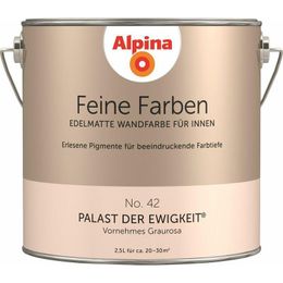 Feine Farben No. 42 Palast der Ewigkeit 2,5 l vornehmes graurosa edelmatt Wandfarbe - Alpina