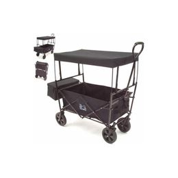 faltbarer Bollerwagen Strandwagen Gerätewagen Kinderwagen Handwagen 56600 schwarz