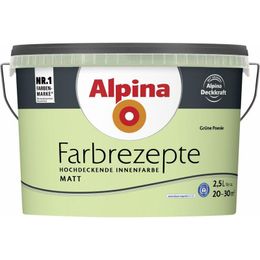Alpina - Farbrezepte Zartes Grün 2,5 l Grüne Poesie Innenfarbe matt