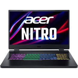 Acer Nitro 5 (AN517-55-77MH) mit 144 Hz Display & RGB Tastaturbeleuchtung, Gaming Notebook, 17,3 Zoll Display, Intel® Core™ i7,i7-12650H Prozessor, 16 GB RAM, 1 TB SSD, NVIDIA GeForce RTX™ 4050, Schwarz, Windows 11 Home (64 Bit)