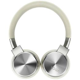 Lenovo Yoga Active Noise Cancellation On Ear Kopfhörer Bluetooth® Stereo Mica-Silber Noise Cancelling Lautstärkeregelung, Mikrofon-Stummschaltung