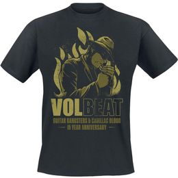 Volbeat Guitar Gangsters & Cadillac Blood 15th Anniversary T-Shirt schwarz in M