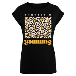 F4NT4STIC Shirt 'Summer Sunflower' female Black size XL