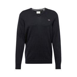 Gant Pullover 'Classic' Herren Gr&ouml;&szlig;e S navy / hellgrau / kirschrot / schwarz