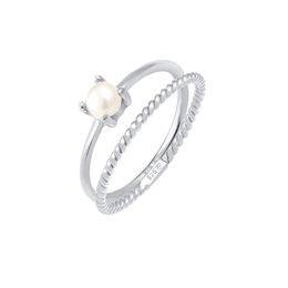 Elli Premium Ring 'Twisted' female Silver size 54