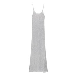Pull&Bear Pull&Bear Kleid Damen Gr&ouml;&szlig;e 38 grau / silber