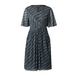 Soaked in Luxury Kleid 'Demara' Damen Größe 42 türkis / schwarz Winterkleid