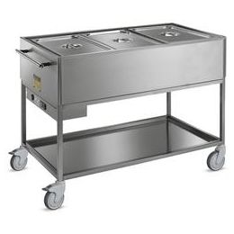 GastroHero Bain-Marie Wagen PROFI 4x GN 1/1