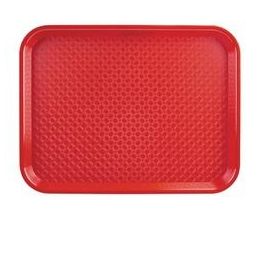 Gastro Kristallon Fast-Food-Tablett rot 415 x 305 mm | Mindestbestellmenge 12 Stück