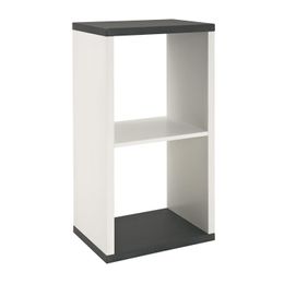 HAKU Regal Möbel Regal BHT 43x84x30 cm grau Standregal Bücherregal