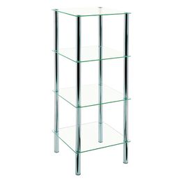 HAKU Regal Möbel Regal BHT 39x107x39 cm grau Standregal Bücherregal