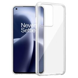Cadorabo Handyhülle für OnePlus Nord 2T Hülle OnePlus Nord 2T, Hülle TPU Silikon Handy Schutzhülle Ultra Slim, weiß