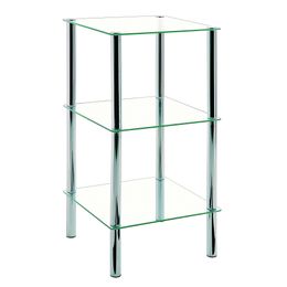 HAKU Regal Möbel Regal BHT 39x77x39 cm grau Standregal Bücherregal