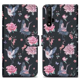 Cadorabo Handyhülle für Honor 20 / 20S / Huawei NOVA 5T Hülle Honor 20 / 20S / Huawei NOVA 5T, Handy Schutzhülle - Hülle, Standfunktion, Kartenfach, M
