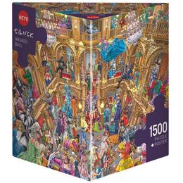 Heye Puzzle Masked Ball, 1500 Puzzleteile, Made in Europe, bunt