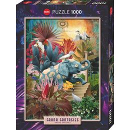 Heye Puzzle Elephantaisy, 1000 Puzzleteile, Made in Germany, bunt