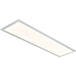 Smart LED-Deckenpanel Kjetil 120 x 30 cm Tuya rgb cct - silber, weiß - LINDBY