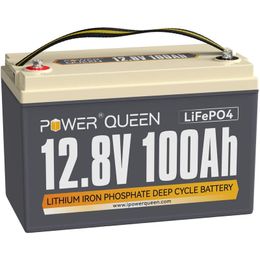 12V 100Ah Batterie Lithium Akku LiFePO4, 1280Wh Lithium Batterie mit 100A bms, 4000+ Ladezyklen, perfekter Ersatz für Blei-Säure, sla, agm, gel