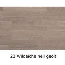 Dico Massivholz Avantgarde Nachttisch, Wildeiche 960.97, Komforthöhe 22 Wildeiche hell geölt