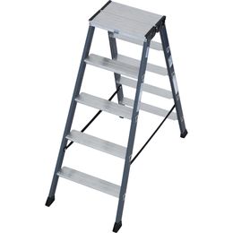 Krause Doppelleiter 'SePro D' elox. 2 x 5 Stufen
