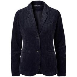 Hannes Roether Damen-Cordblazer S Dunkelblau