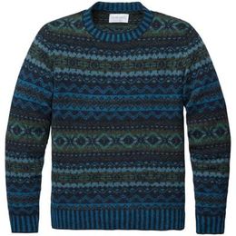 Erib&eacute; Erib&eacute; Herrenpullover gemustert S Blau