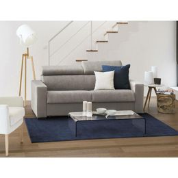 Schlafsofa Daanda, Großes 2-Sitzer-Sofa, 100% Made in Italy, Wohnzimmersofa mit drehbarer Öffnung, mit verstellbaren Kopfstützen und serienmäßigen