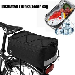 Woosien - Multifunktions-Radfahren-isolierte Kofferraum-Kühltasche, Fahrrad-Rücksitztasche, Gepäckträger, Fahrradtasche