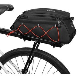 Woosien - Wasserdichte Fahrrad-Rücksitztasche, Kühltasche, Fahrradträger-Tasche, Kofferraumtasche, Radfahren, Fracht-Gepäcktasche