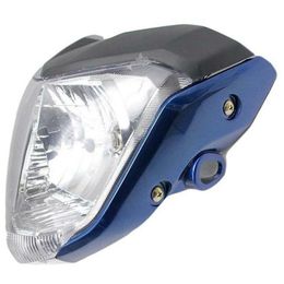 Motorrad Scheinwerfer Kopf Licht Mit Birne Halterung Montage Für Fz16 Ys150 Fzer150 Kopf Lampe Licht b