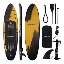 24MOVE® Standup Paddle Board SUP, inkl. umfangreichem Zubehör, Paddel und Hochdruckpumpe, SPECIAL FORCE, 320x80x15cm