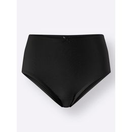 w&auml;schepur w&auml;schepur Damen Taillenslip in Single-Jersey-Qualit&auml;t, schwarz, Gr&ouml;&szlig;e 52