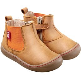 Pololo Kinderschuhe Chelsea, Unisex Kinder Chelseaboots Allergikerfreundliche Kinderschuhe, orange, 27 EU, Orange