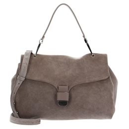 Coccinelle Schultertasche Neofirenze Sued, braun, Warm Taupe