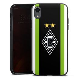 DeinDesign iPhone Xr Handy Silikon H&uuml;lle Case schwarz Handyh&uuml;lle Logo Gladbach Borussia M&ouml;nchengladbach