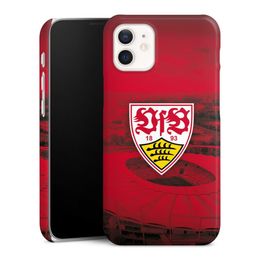 DeinDesign iPhone 12 mini Handy Premium Case Smartphone Handyh&uuml;lle Schutzh&uuml;lle gl&auml;nzend Vfb Stuttgart Official Licensed Product Stadium Premium Case