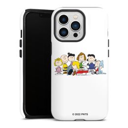 DeinDesign iPhone 13 Pro Handy Panzer Handyh&uuml;lle robuste Outdoor H&uuml;lle Schutzh&uuml;lle gl&auml;nzend Merchandise Kindheit Peanuts Tough Case