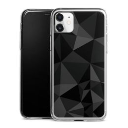 DeinDesign iPhone 11 Handy Slim Case Silikon Handyh&uuml;lle transparent H&uuml;lle extra d&uuml;nn Muster Abstract Geometric Silikon Slim Case