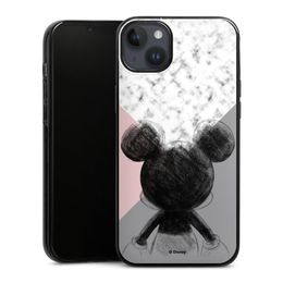 DeinDesign iPhone 14 Plus Handy Silikon H&uuml;lle Case schwarz Handyh&uuml;lle Marble Disney Mickey Mouse